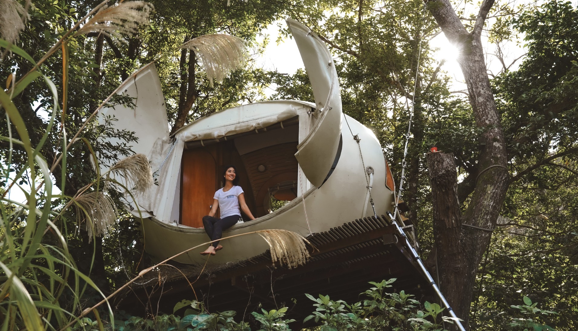 This stunning treehouse eco resort in Okinawa takes glamping to another ...