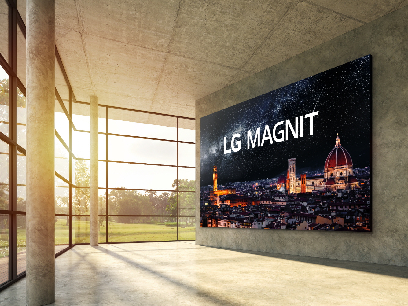 Revolutionary LG Magnit Micro LED display technology turns any wall ...