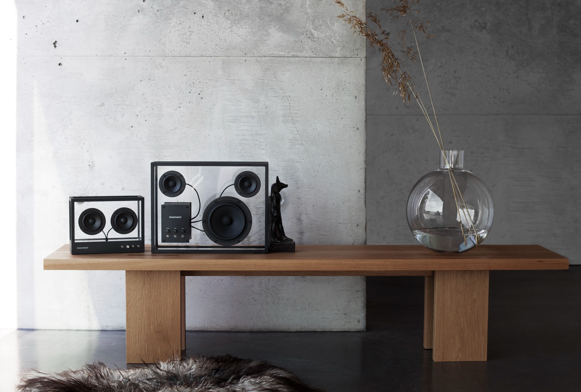 Transparent adds matte black edition to its see-through Bluetooth ...