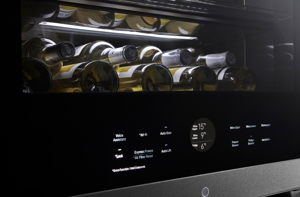 This LG Signature Wine Cellar is giving us chills, it’s the ultimate ...