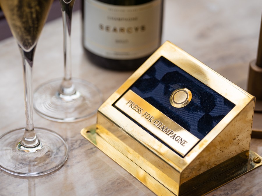 Press for champagne! Newly transformed St Pancras Champagne Bar by ...
