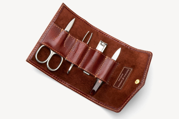 Luxury leather manicure set by Aspinal of London – The Luxe Review
