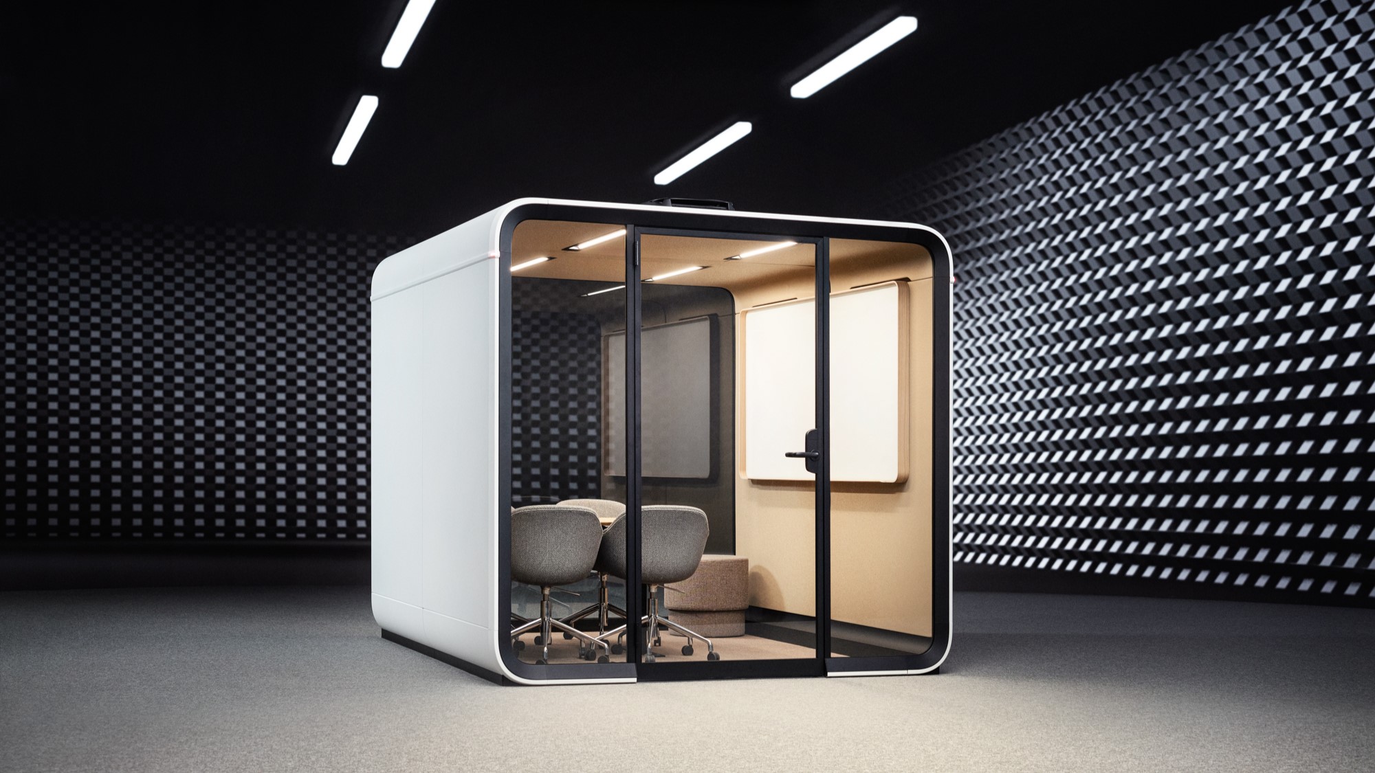 These futuristic Smart Pods from Finnish furniture specialist Framery ...