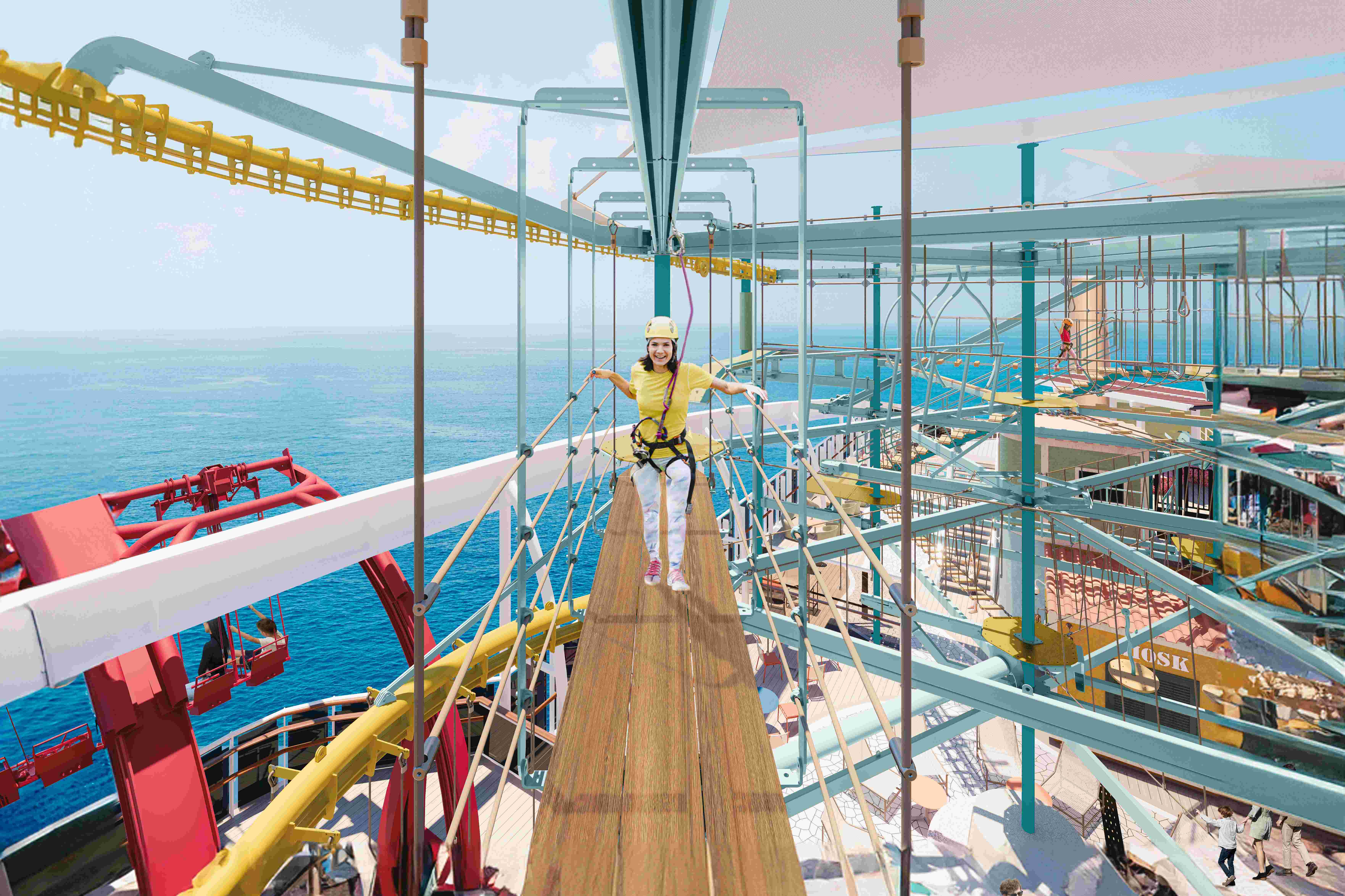 Discover The Harbour: First look at outdoor adventures on MSC World ...