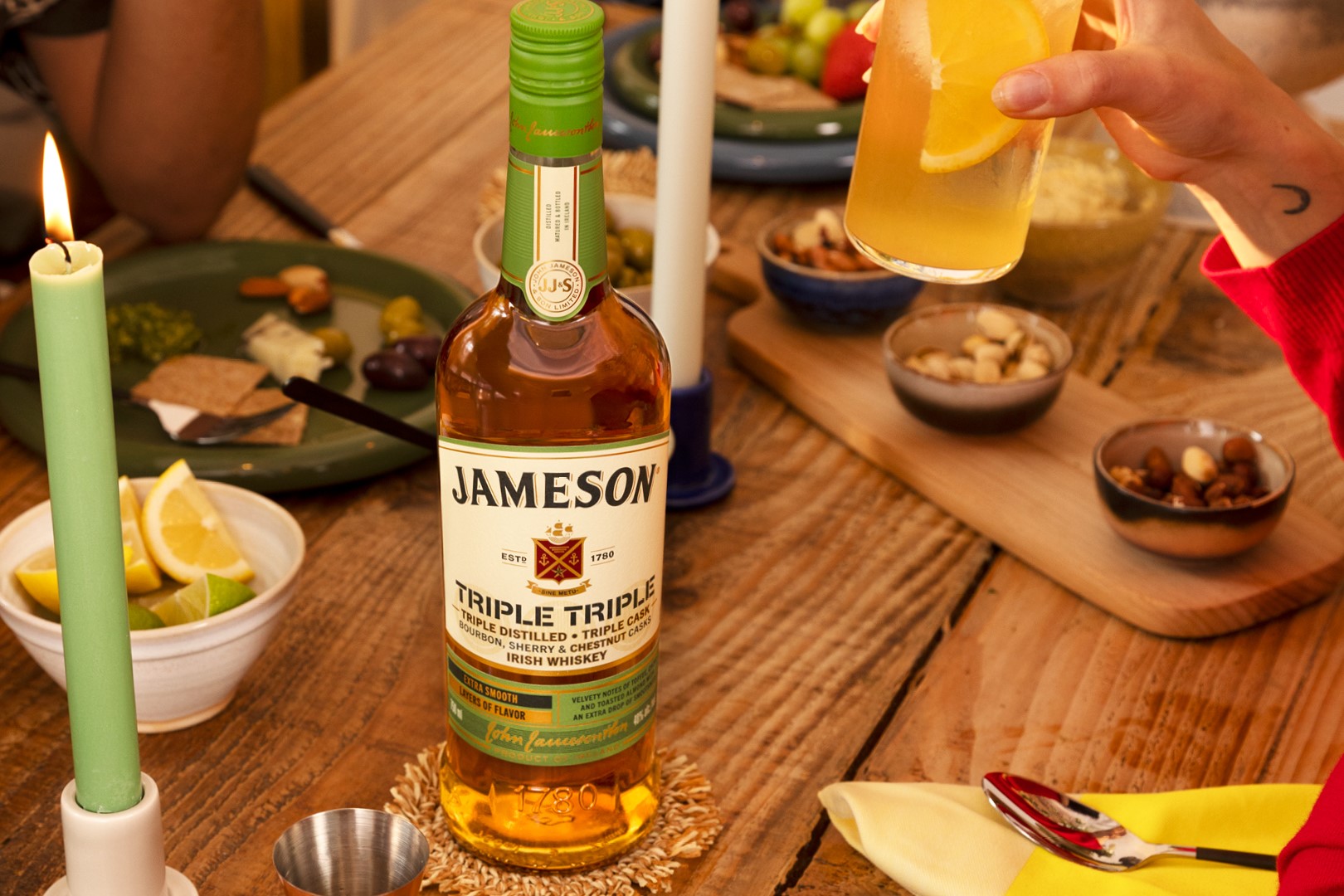 Jameson triple distilled triple cask matured Chestnut whiskey makes UK ...