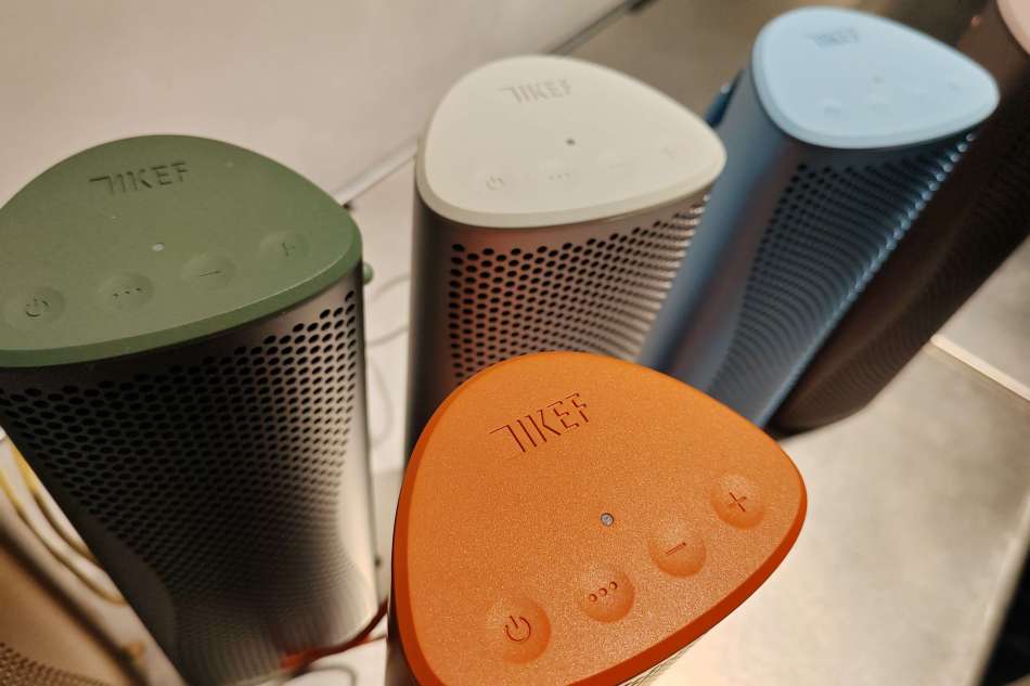 High design meets Hi-Fi sound at KEF Muo Bluetooth wireless speaker ...