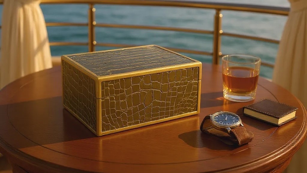 French atelier Lac Humidors unveils bespoke gold-plated watch box worth ...