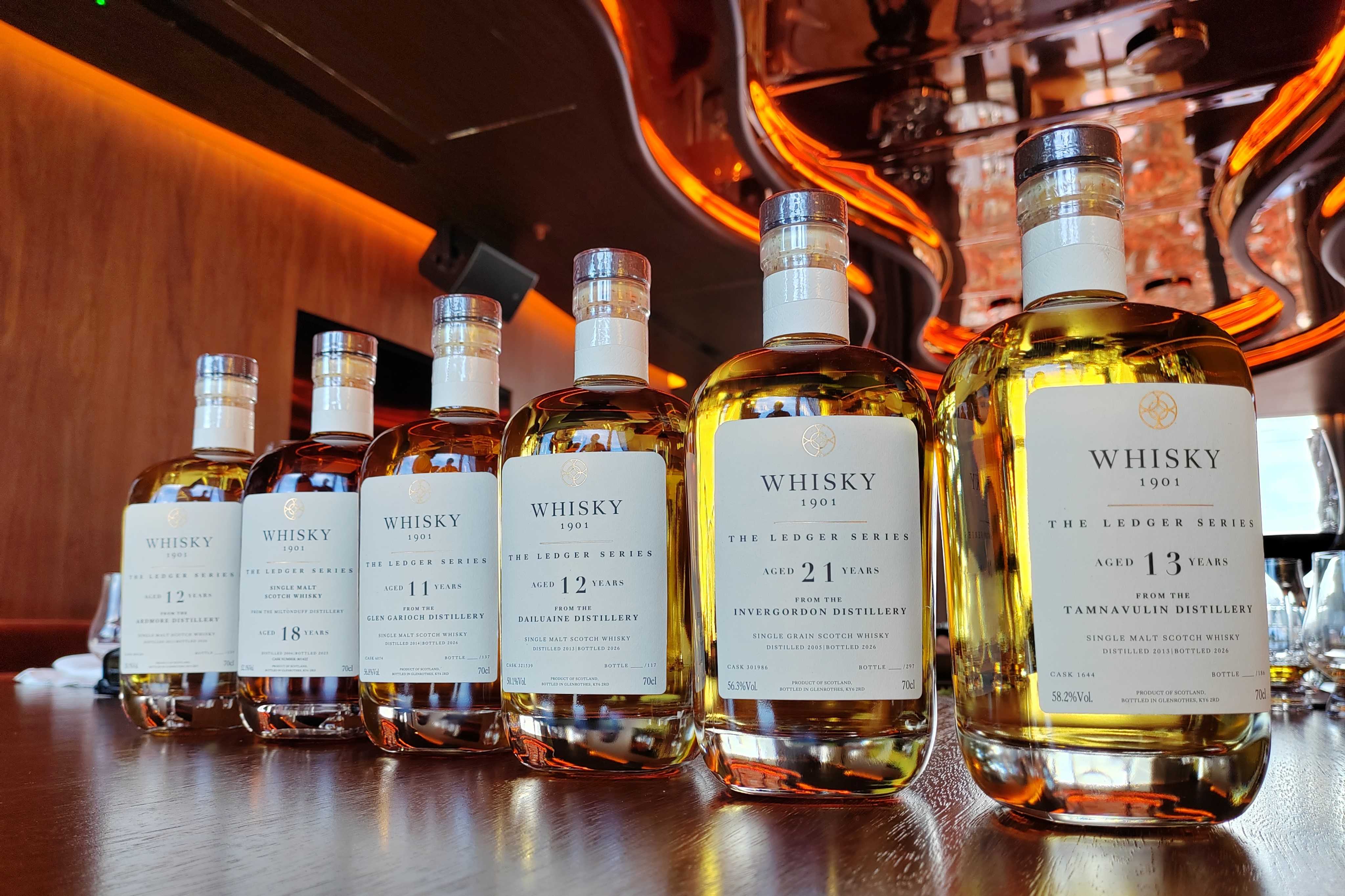 First pour: Whisky 1901 Ledger Series is a hand-picked single cask tour ...